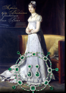 Grand Duchess Stephanie of Baden’s Emerald Tiara | Beauharnais Emeralds ...