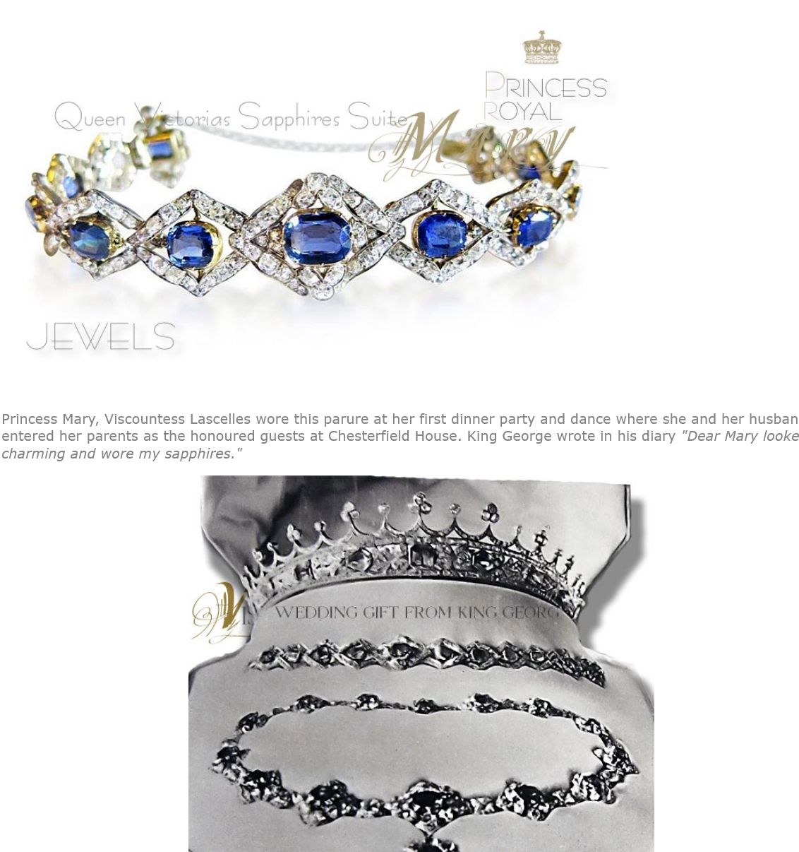 Royal Sapphire Cluster bracelet from the suite of sapphire and diamond ...