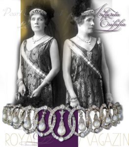 Diamond and Pearl Loop Tiara|Princess Eulalia of Orleans | Infanta of ...